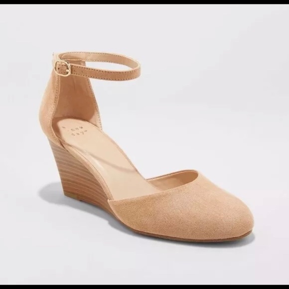 a new day | Shoes | Wendi Closed Toe Wedge Pumps A New Day Taupe | Poshmark